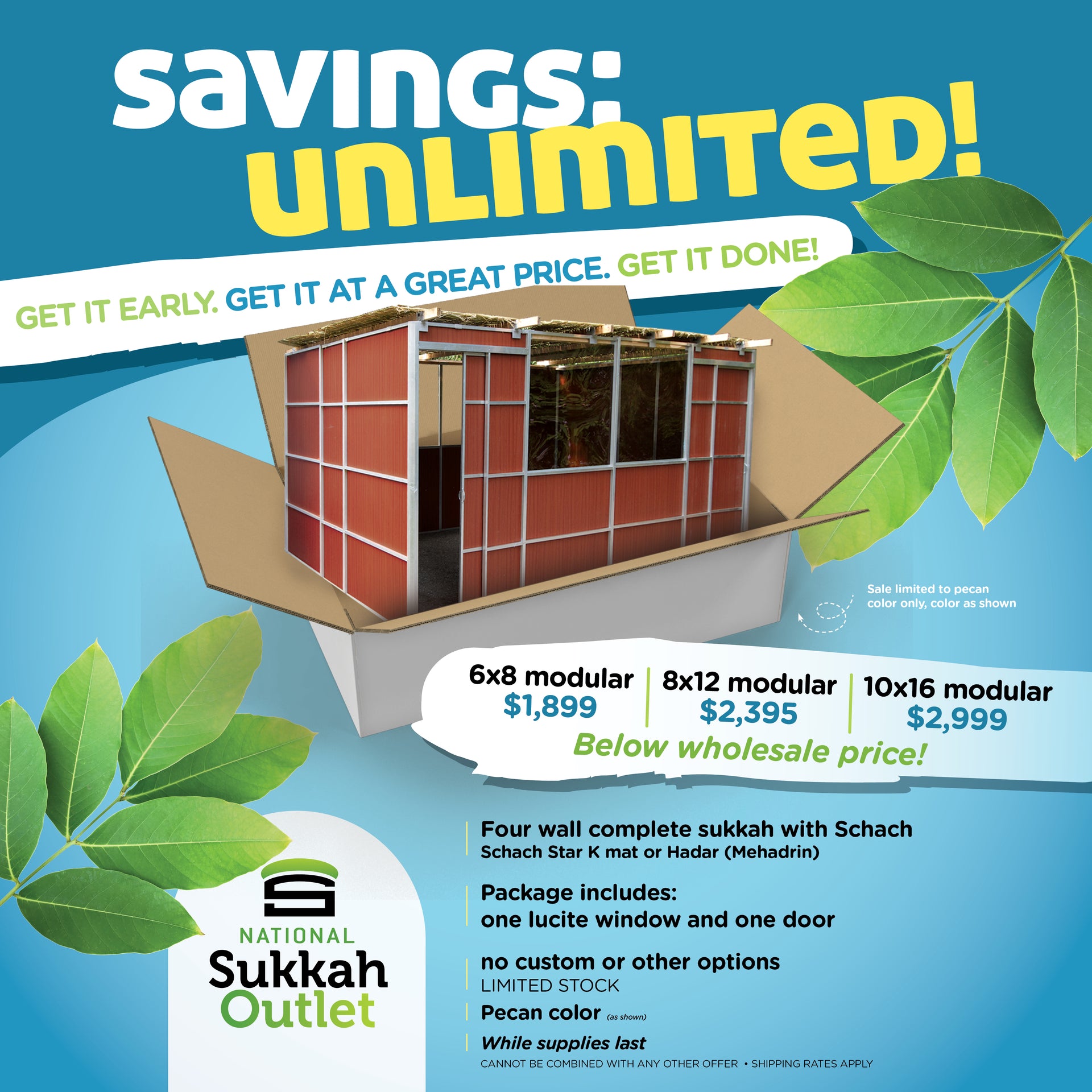 Promotion Gevurah Sukkah – Sukkah Outlet